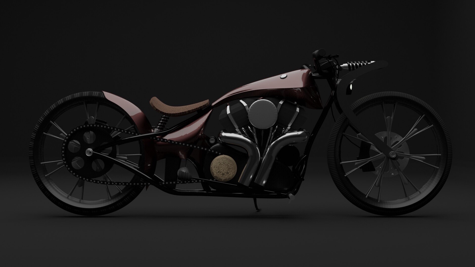 ArtStation - Bike 3d model - blender3d