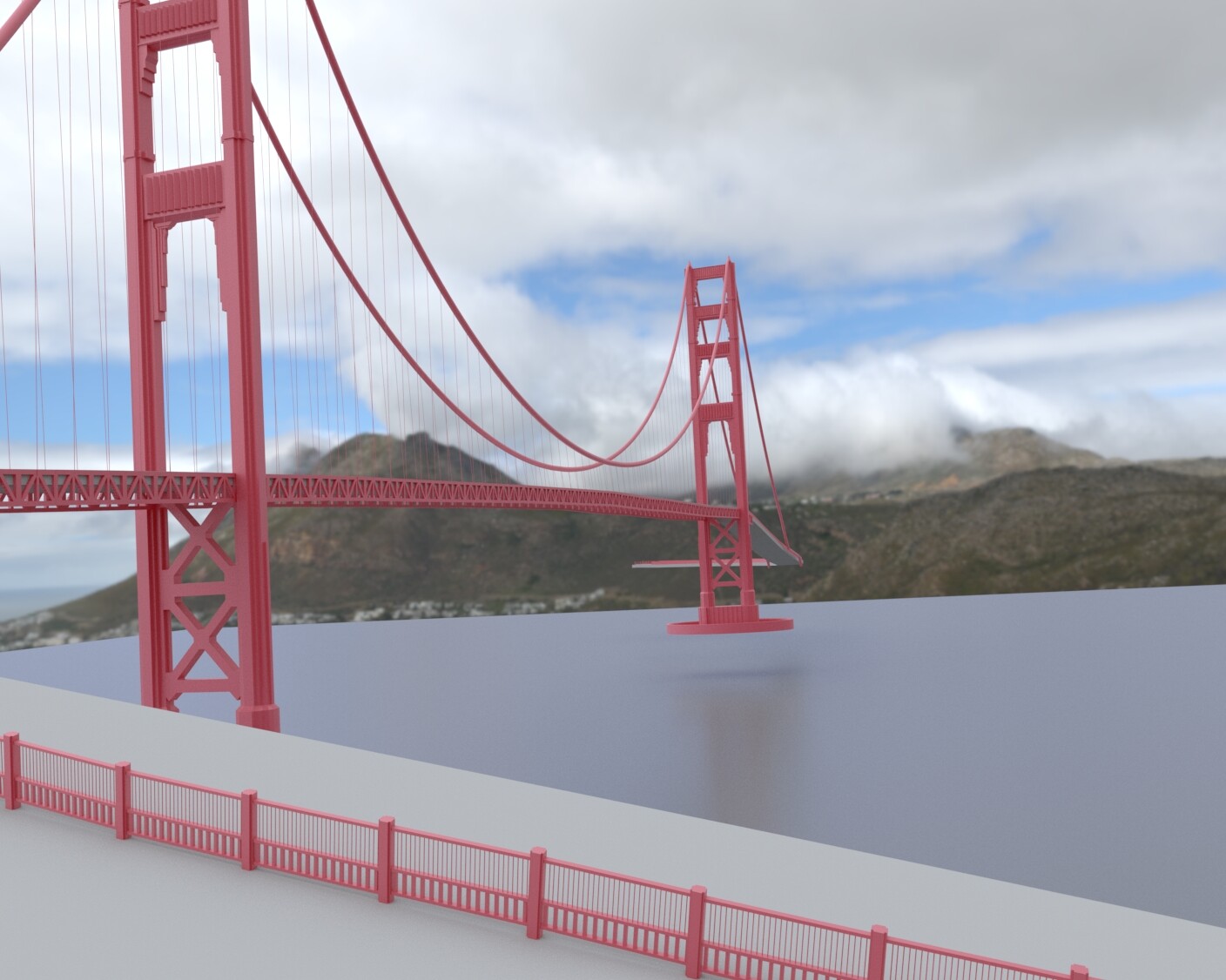 ArtStation - Golden Gate Bridge