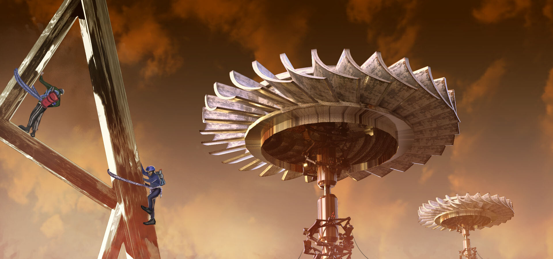 ArtStation - Rusty power plant