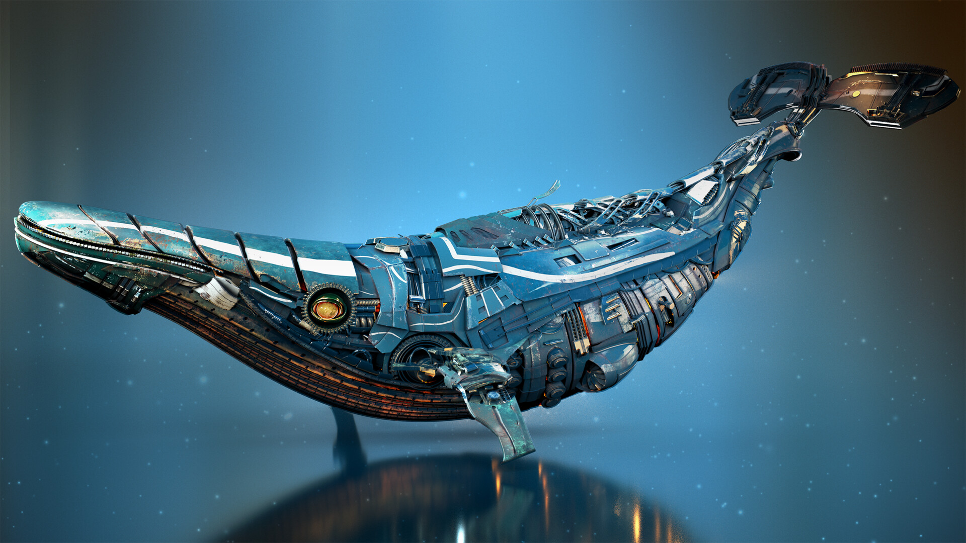 ArtStation - Mech whale