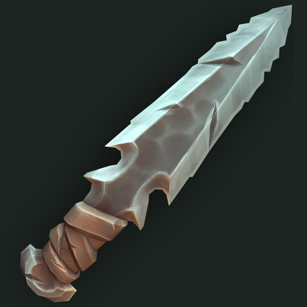 ArtStation - HAND PAINTED DAGGER