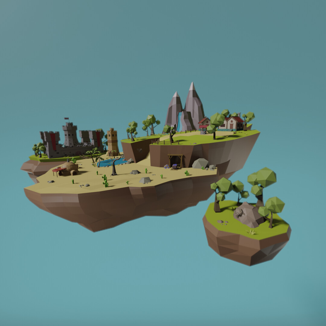 ArtStation - Flying Islands