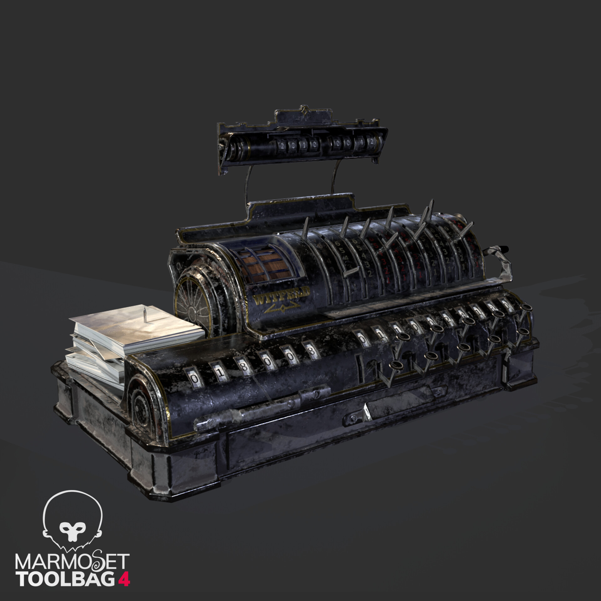 ArtStation - Cash register (Dishonored2 Fanart)