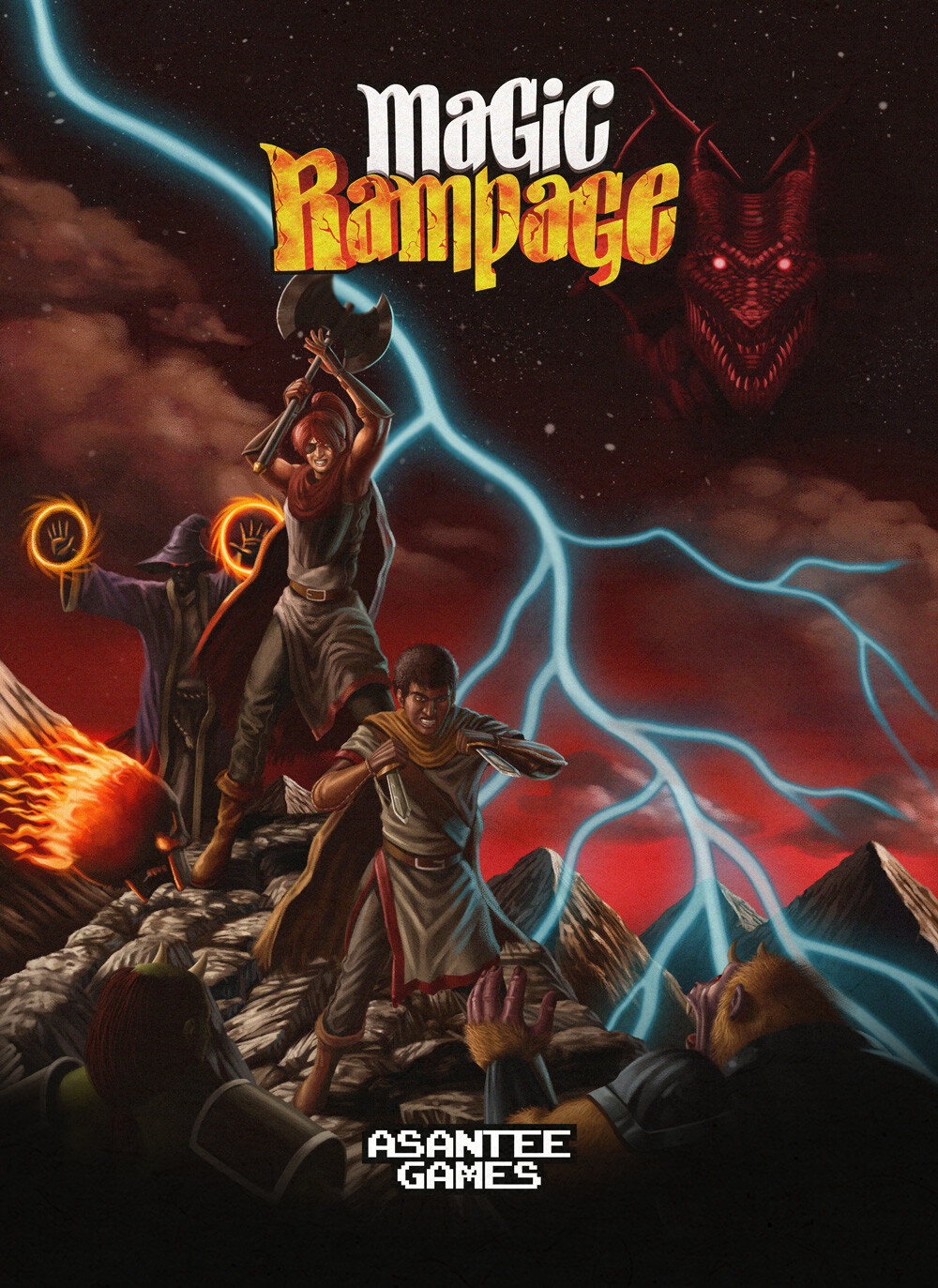 ArtStation - Magic Rampage Retro Art