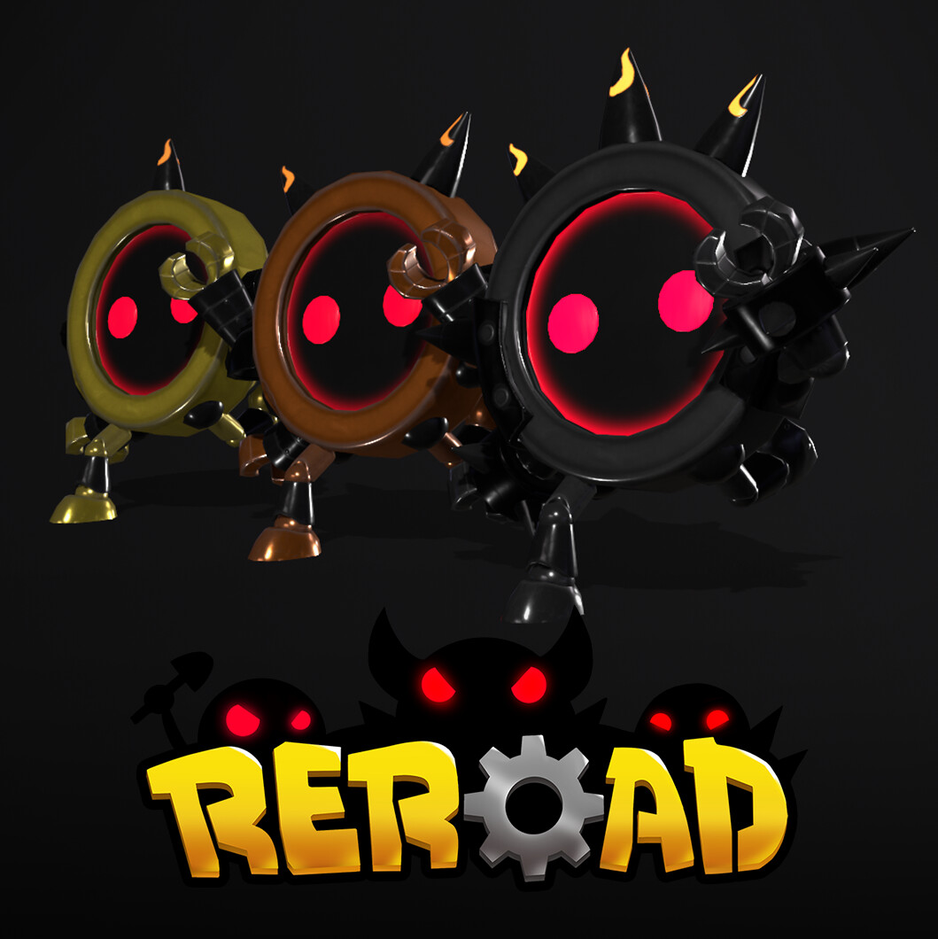 ArtStation - ReRoad - 'Walking Bomb' Monster