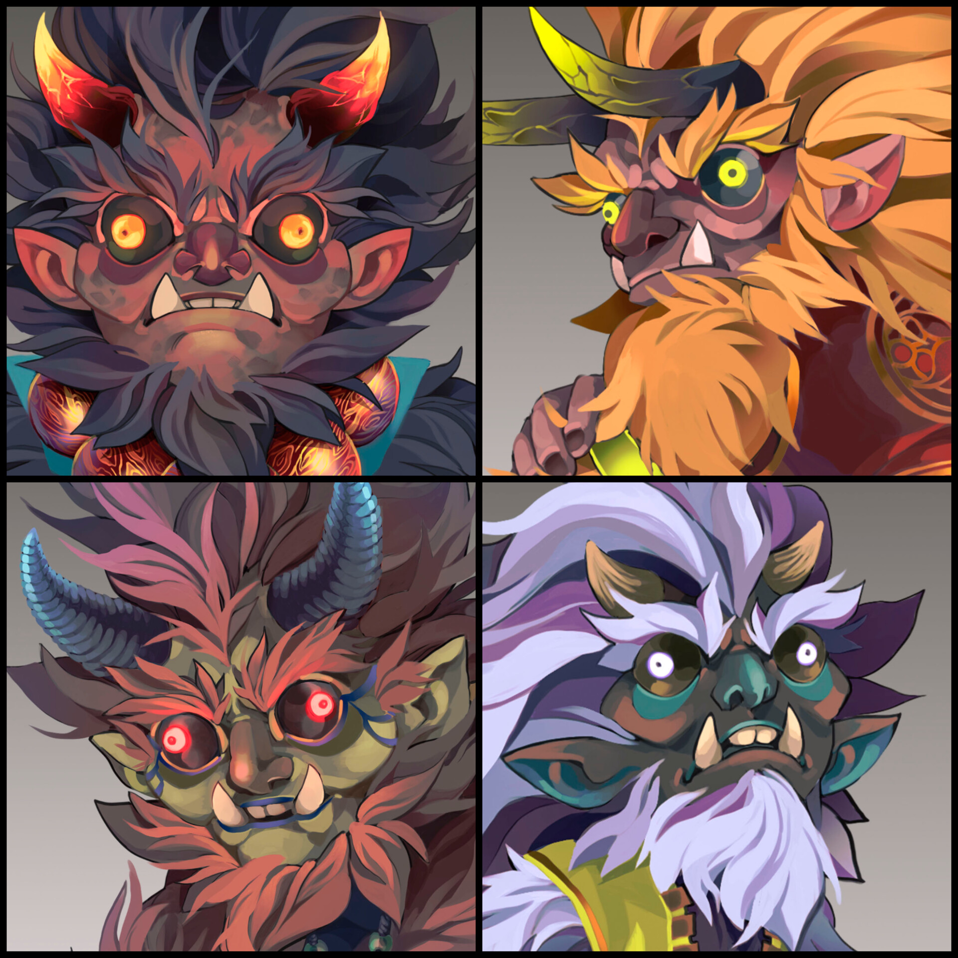 ArtStation - Little Fluffy Demons