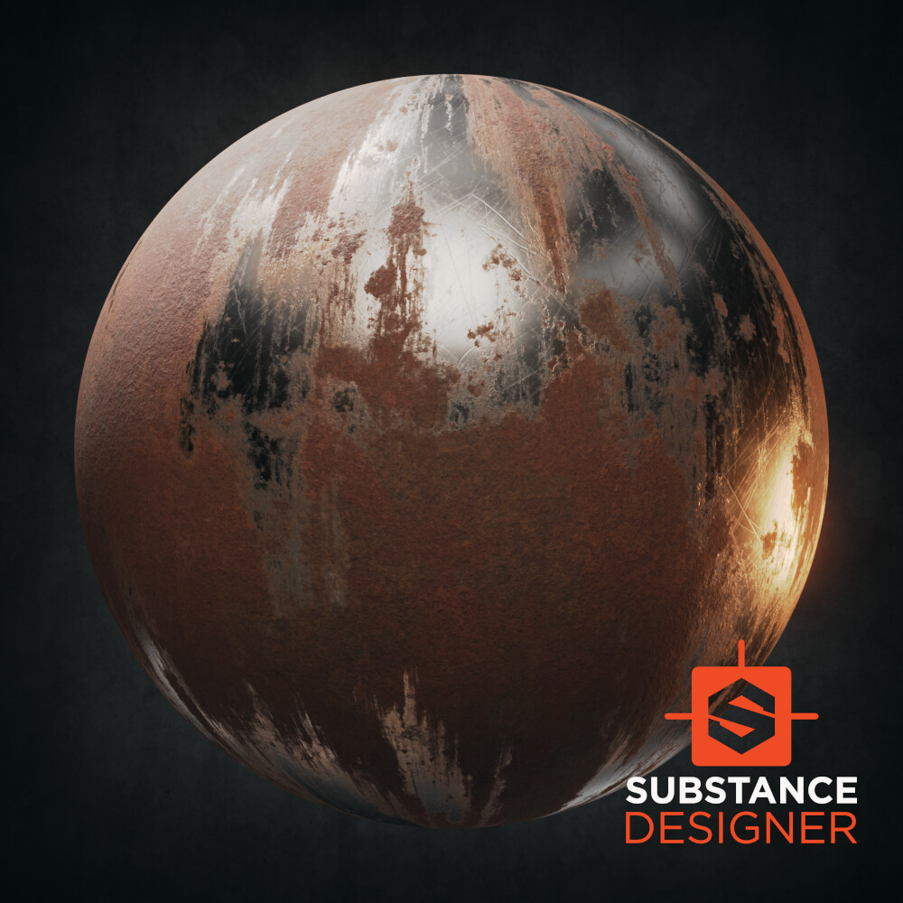 ArtStation - Rusty Metal Substance