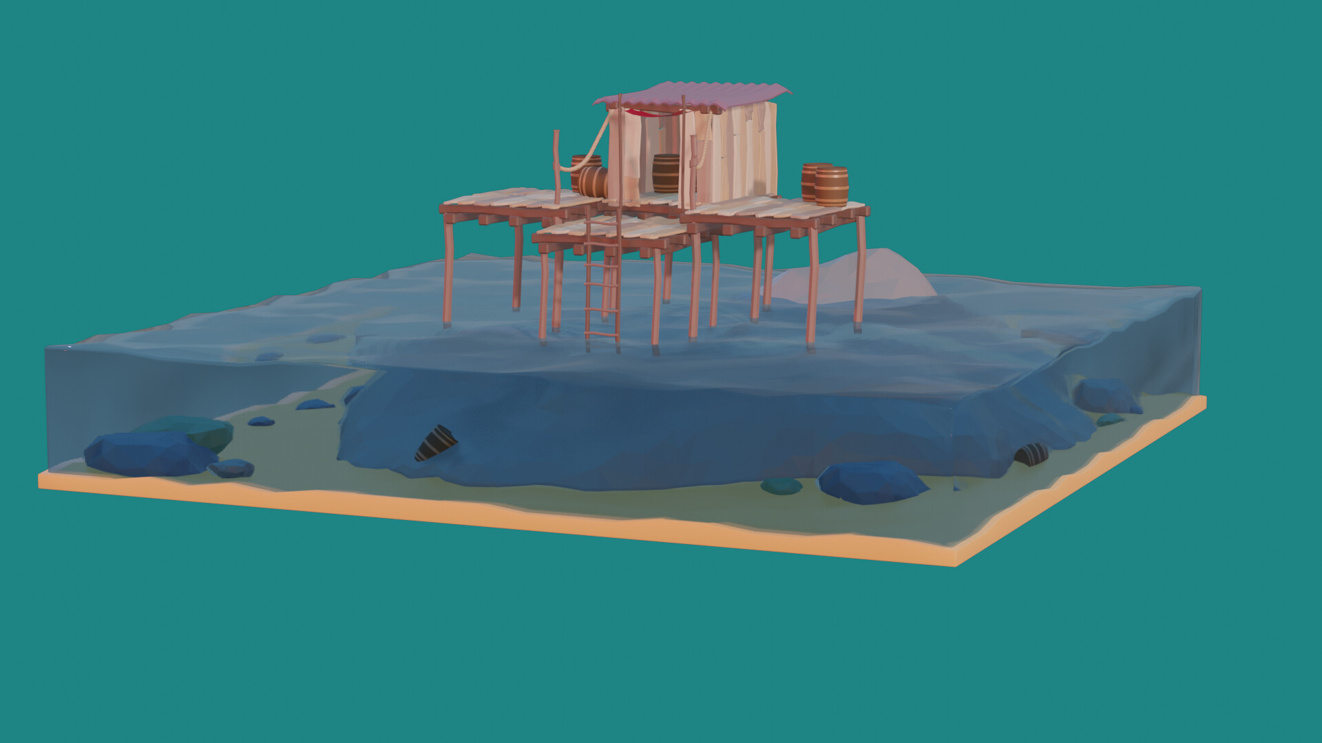 ArtStation - Sea Shack