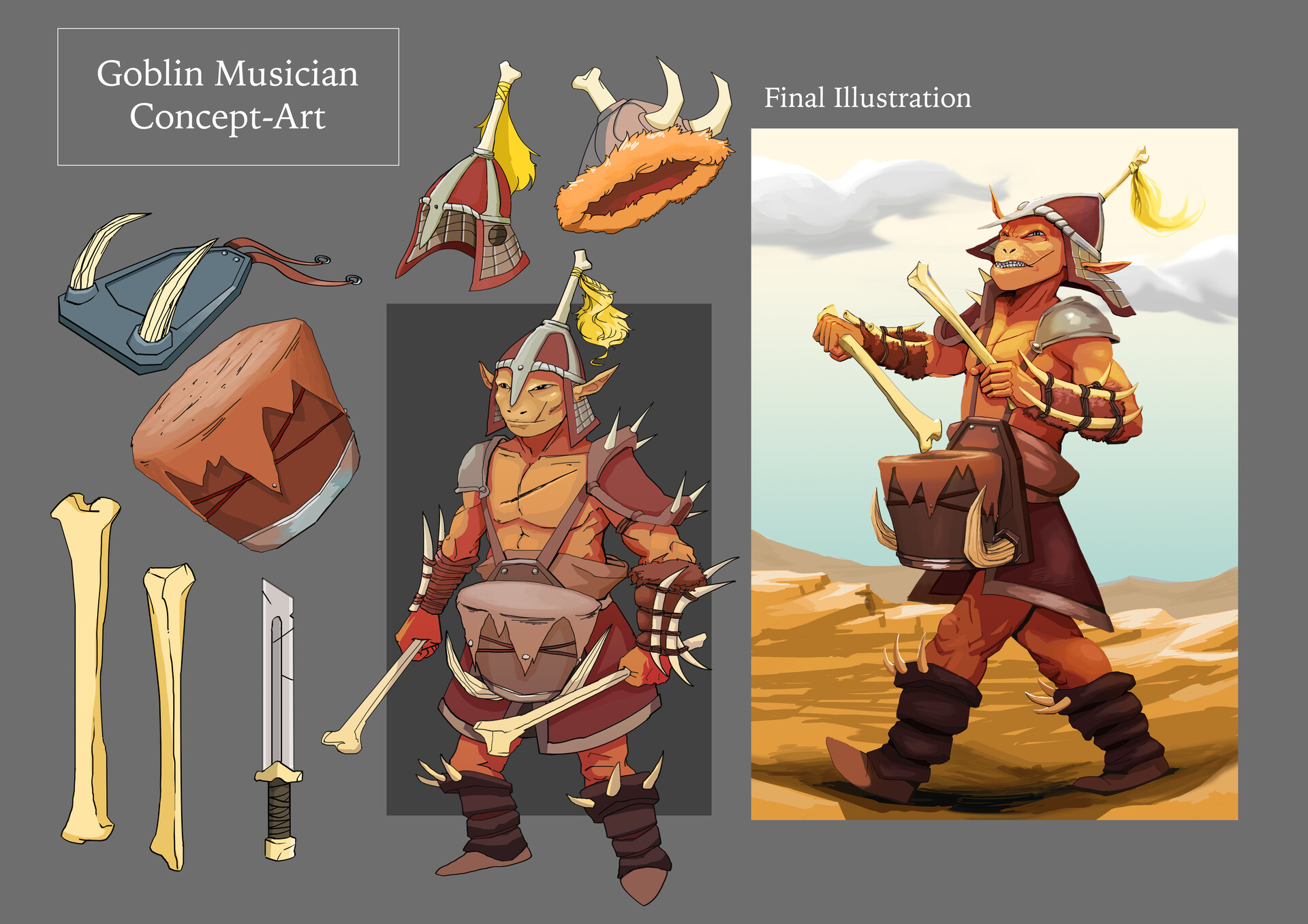 ArtStation - Goblin Musician Concept Art