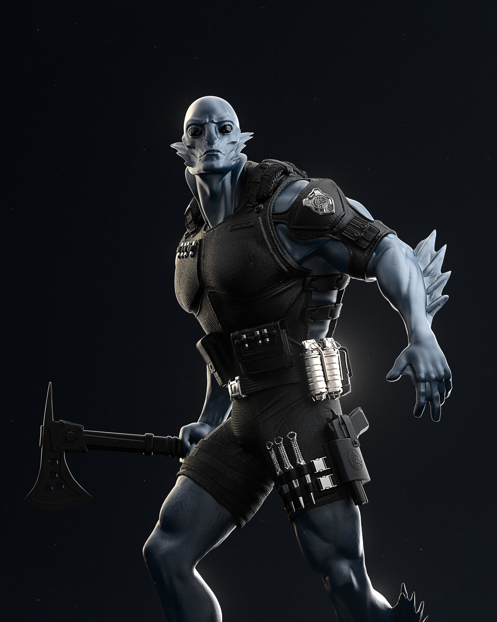 ArtStation - Abe Sapien Collectible