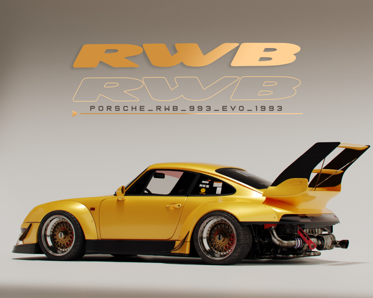 ArtStation - Porsche - Rauh-Welt Begriff- 993 - Evo "93