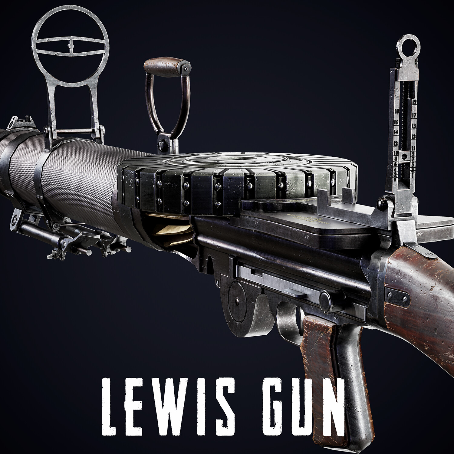 ArtStation - Lewis Gun