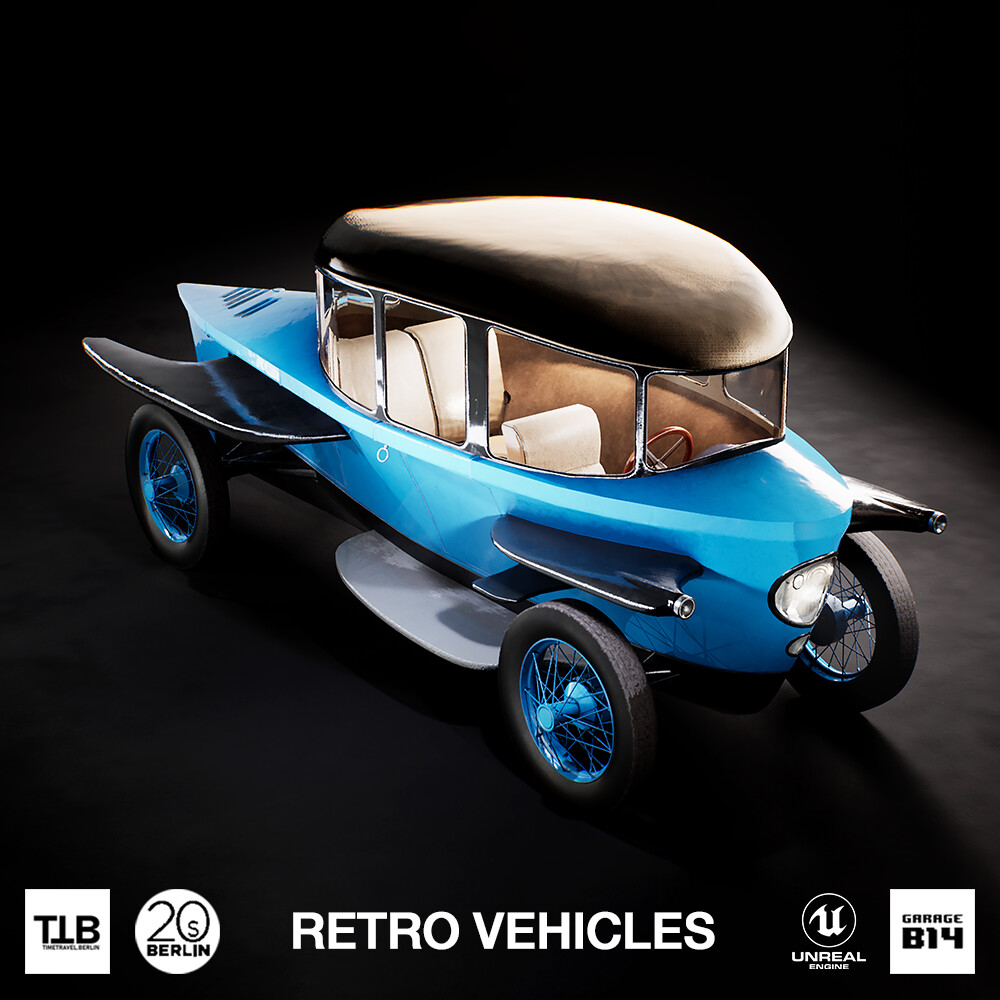 ArtStation - Rumpler Tropfenwagen 1921-1924