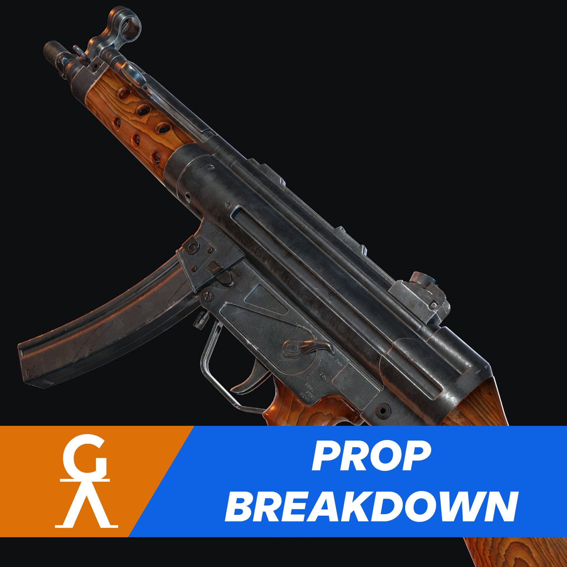 ArtStation - H&K MP5 – Prop Breakdown – Maxime Guyard-Morin