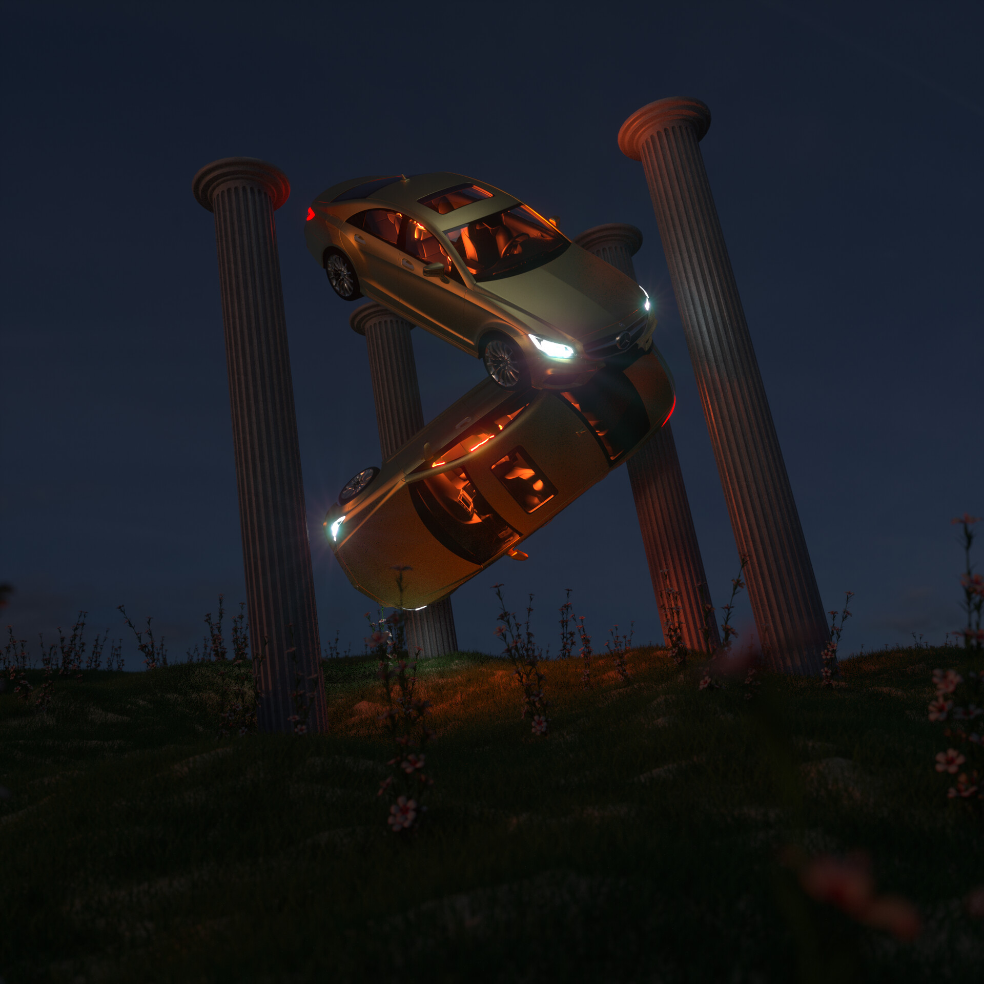 ArtStation - Rains of Cars