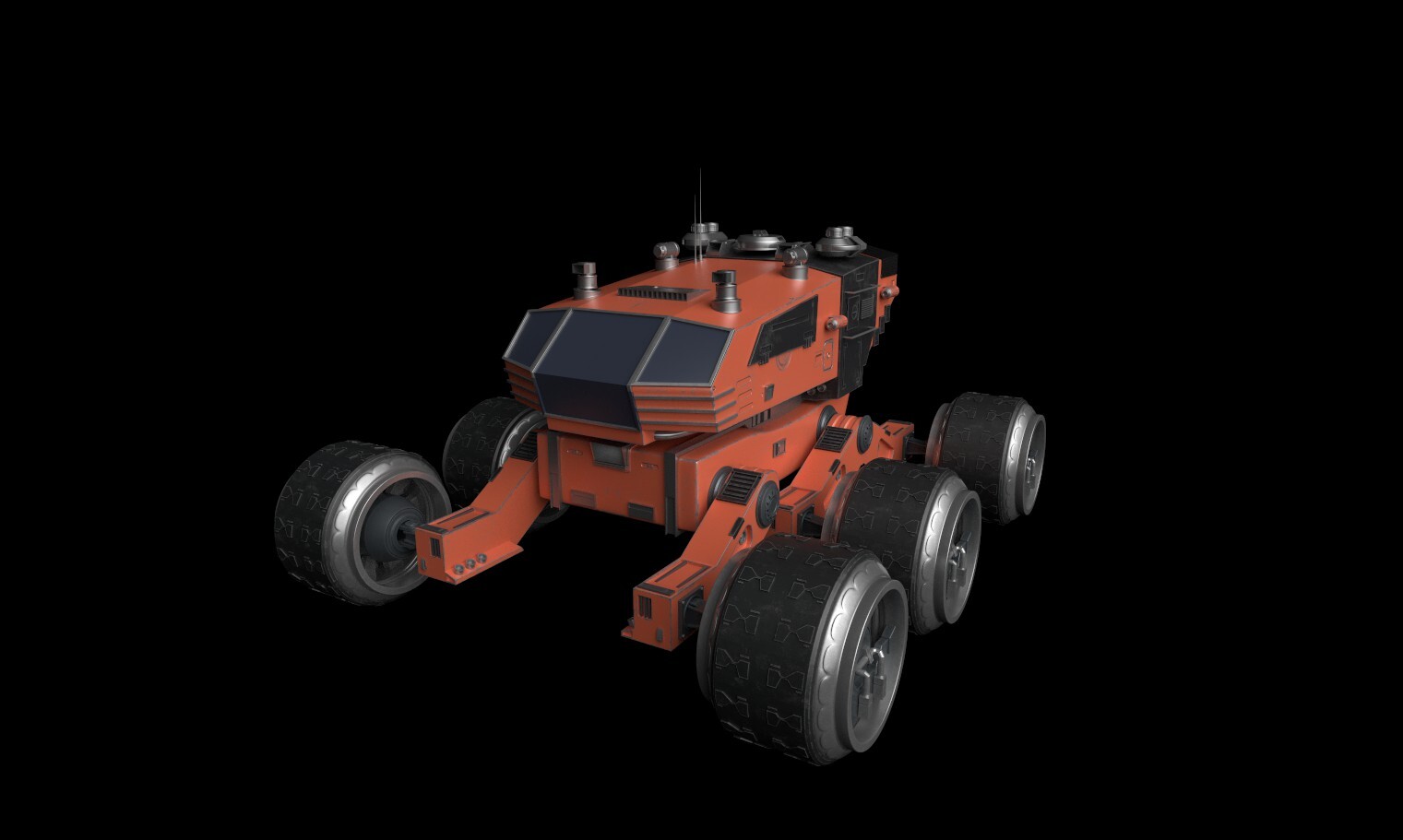 ArtStation - Sci fi Mars Rover