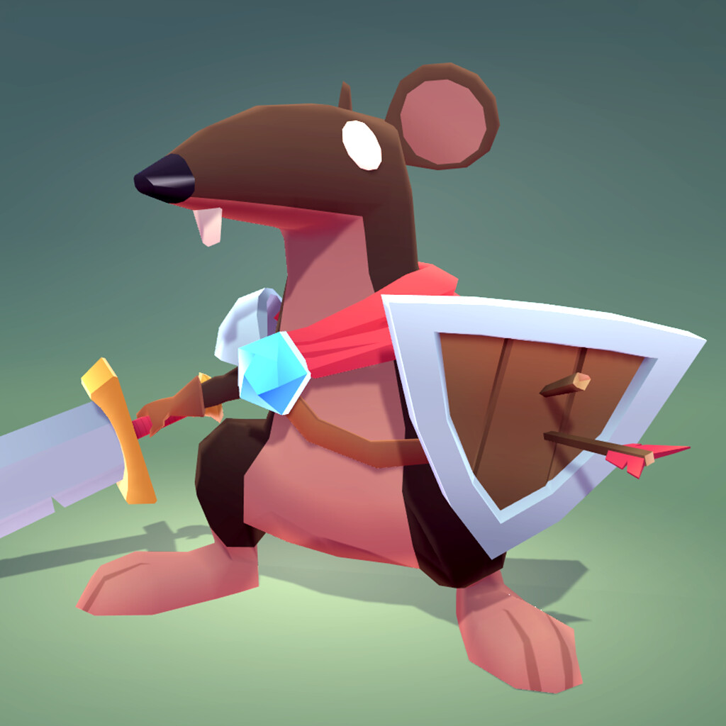 ArtStation - Rat Knight - 3D Model