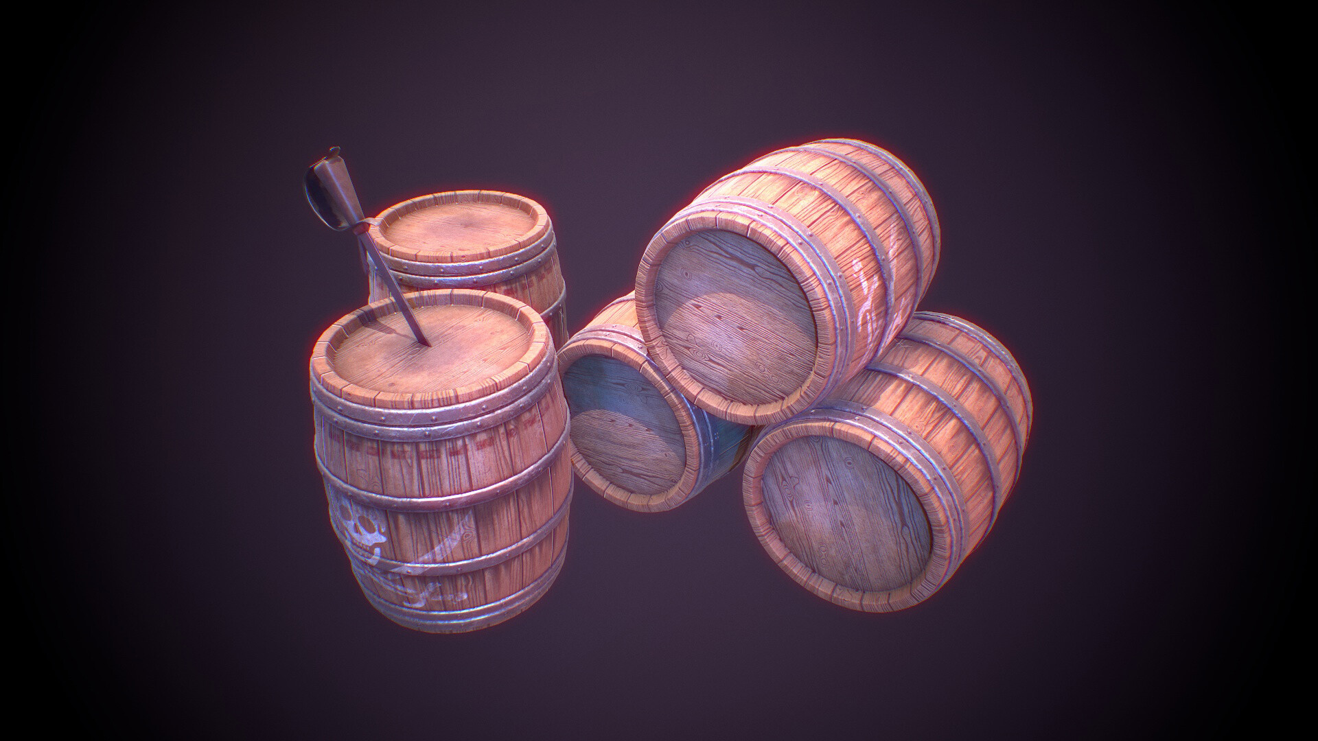 ArtStation - Pirate Barrel