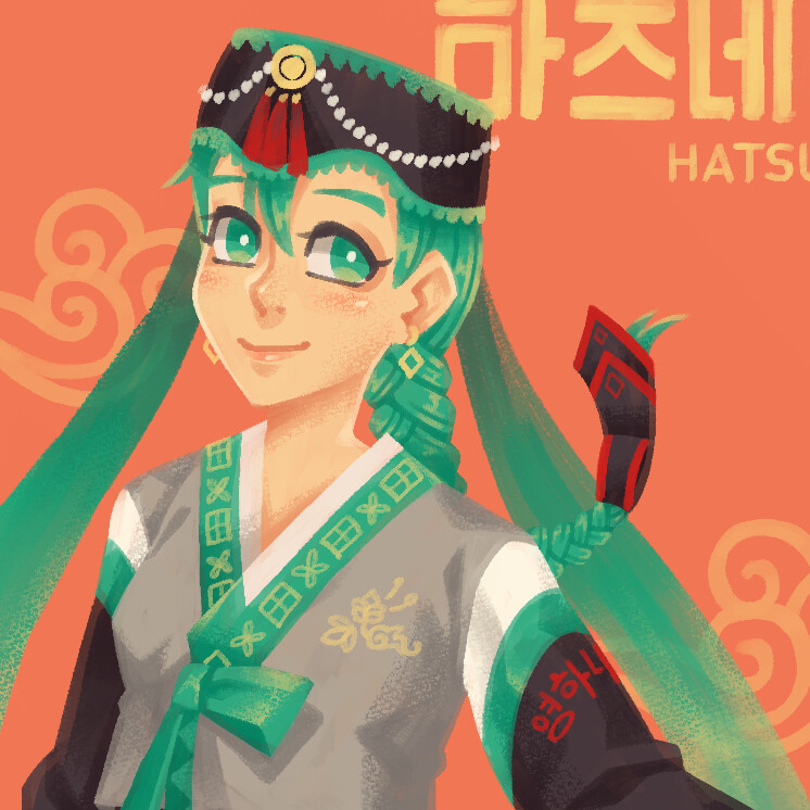 ArtStation - Hatsune Miku Korean