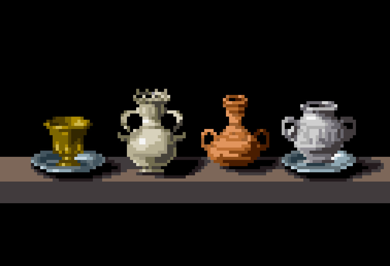 ArtStation - Pixel Still Life Study