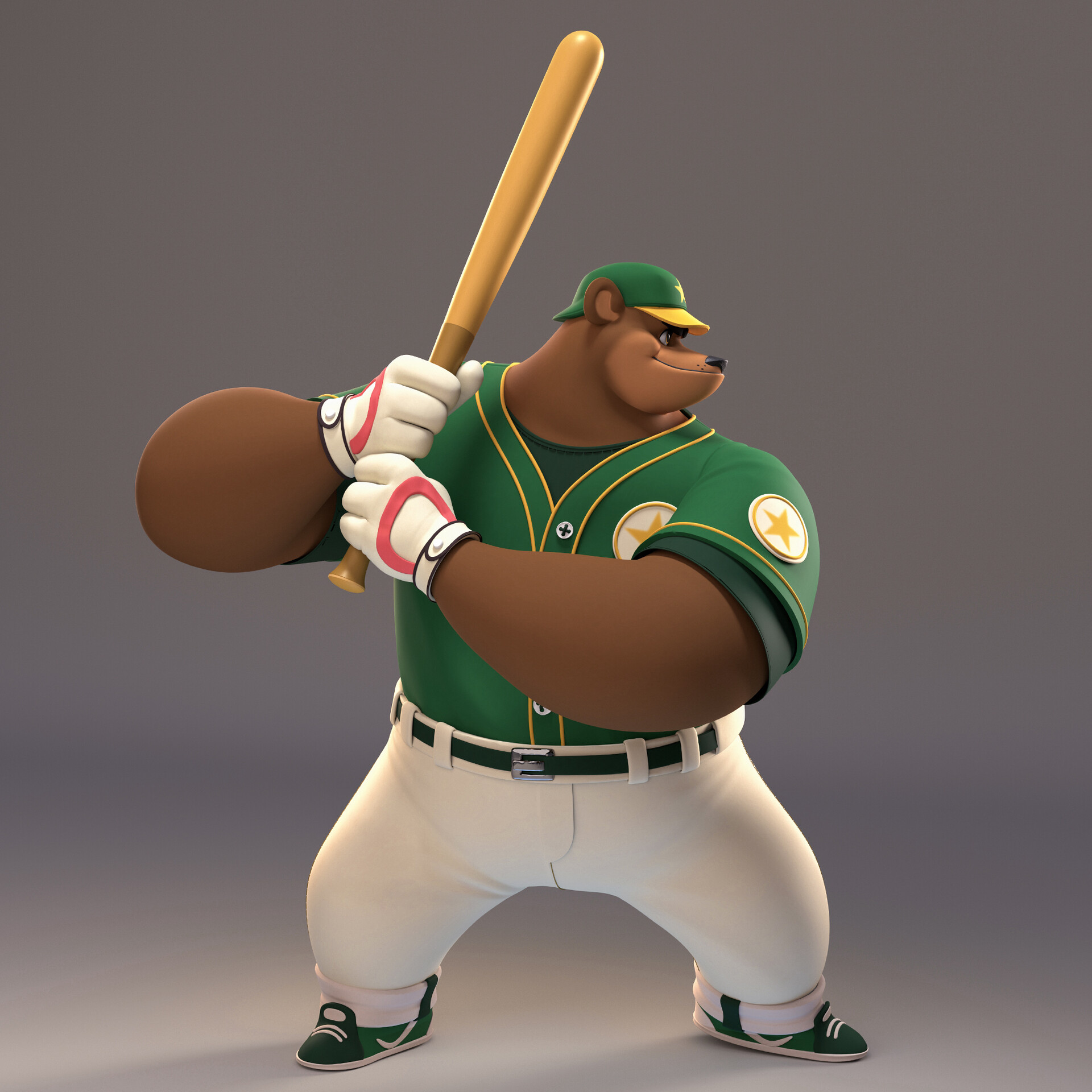 ArtStation - Baseball Bear
