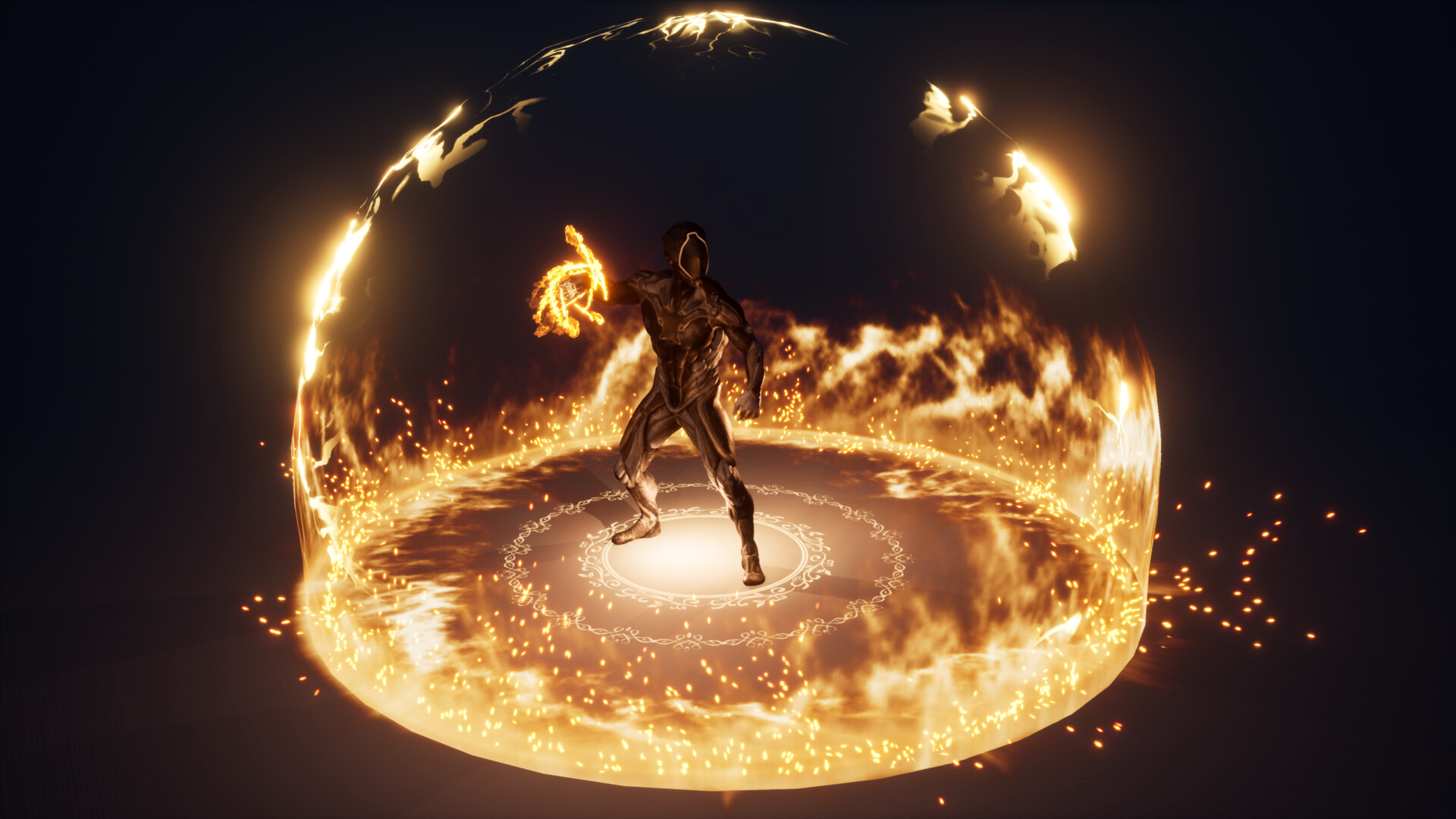 ArtStation - Ue4 Fireshield Vfx