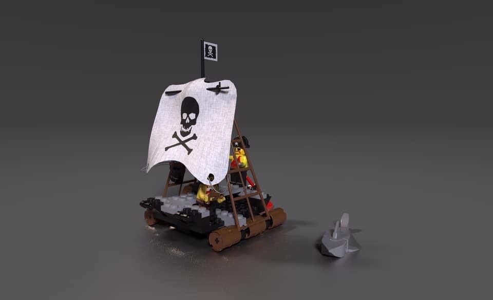 ArtStation - LEGO_ Raft Raiders