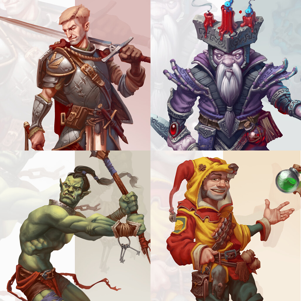 ArtStation - DnD Characters