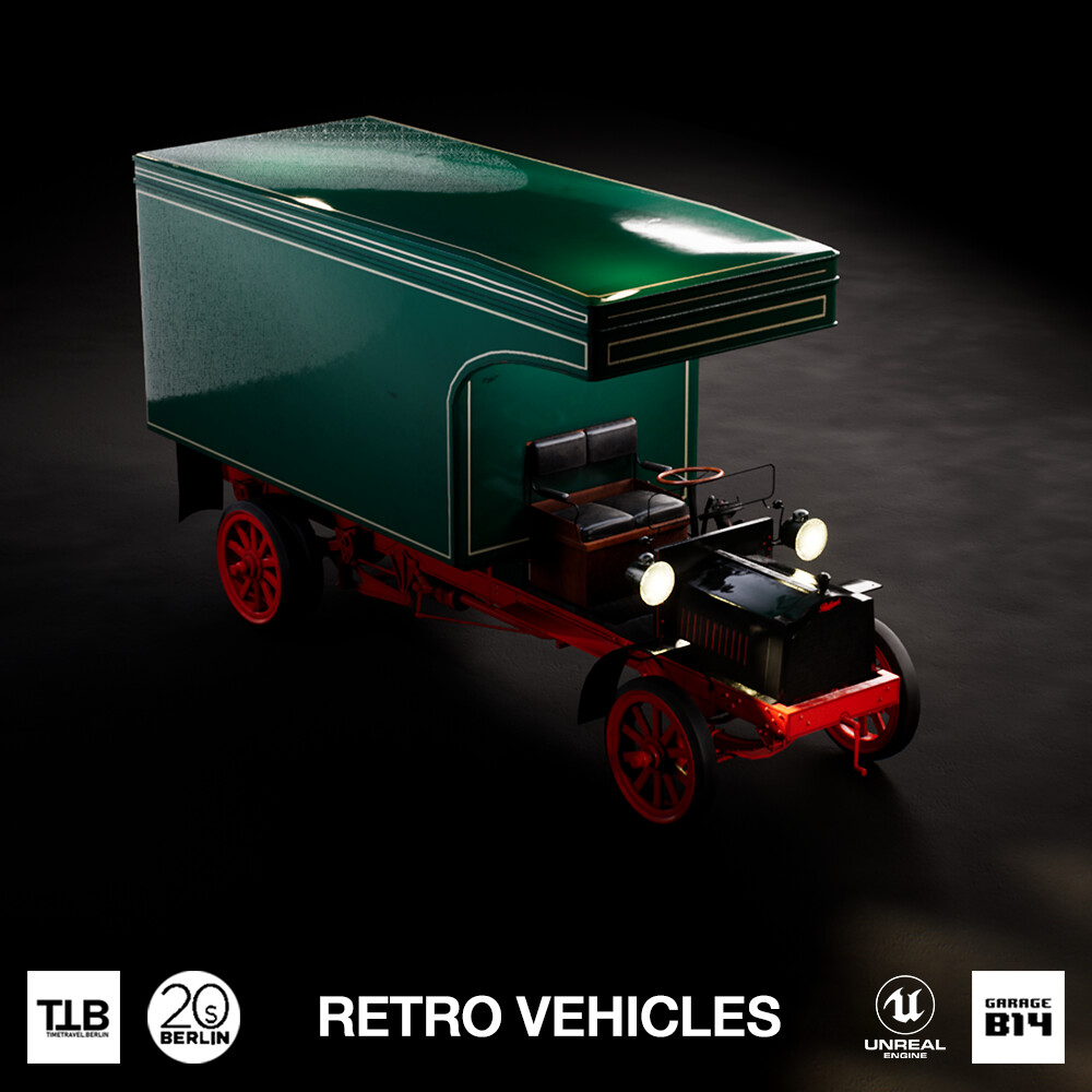 ArtStation - Packard Model E Truck 1920's