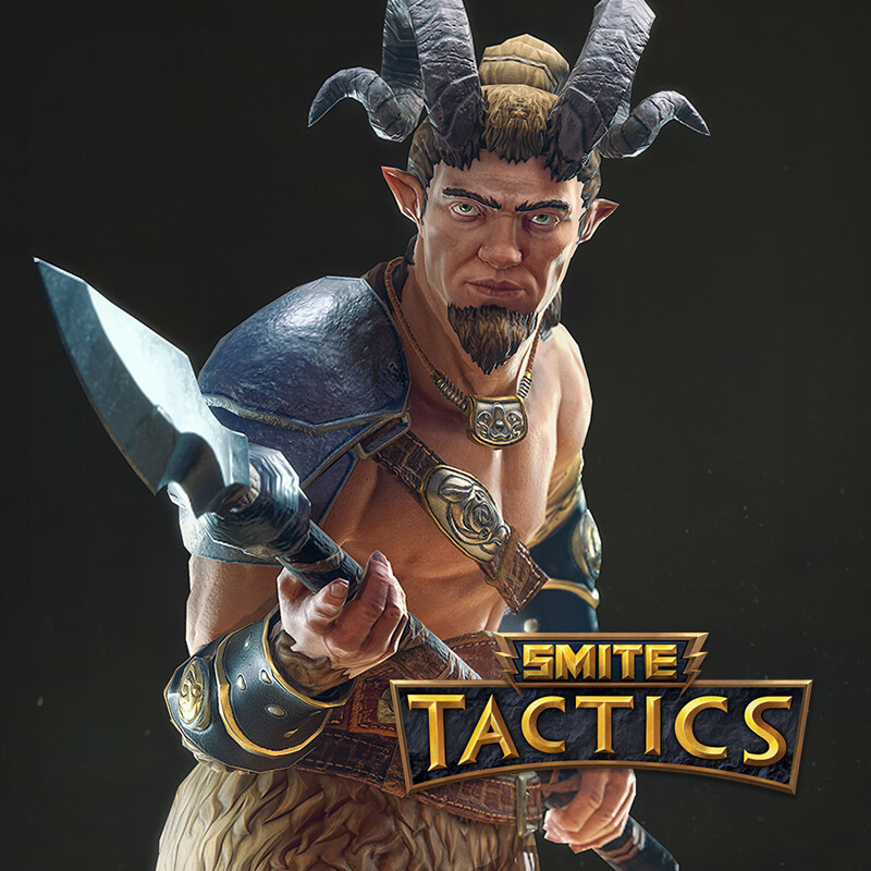 ArtStation - Satyr: Game Character for Smite Tactics