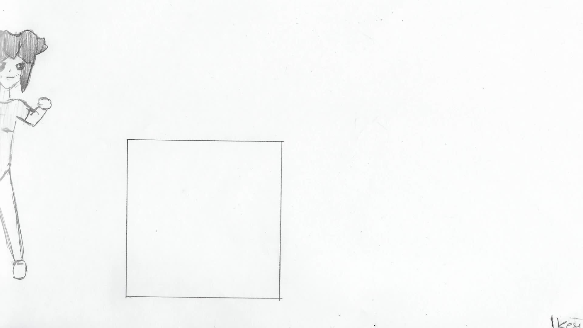 ArtStation - Pushing a Heavy Box | Paper and pencil 2D animation