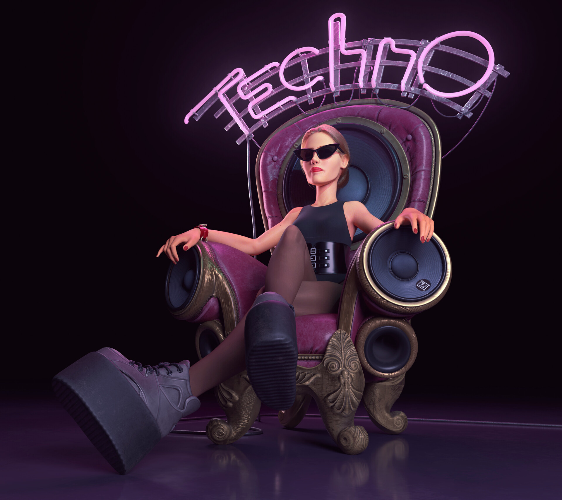ArtStation - The Techno Queen