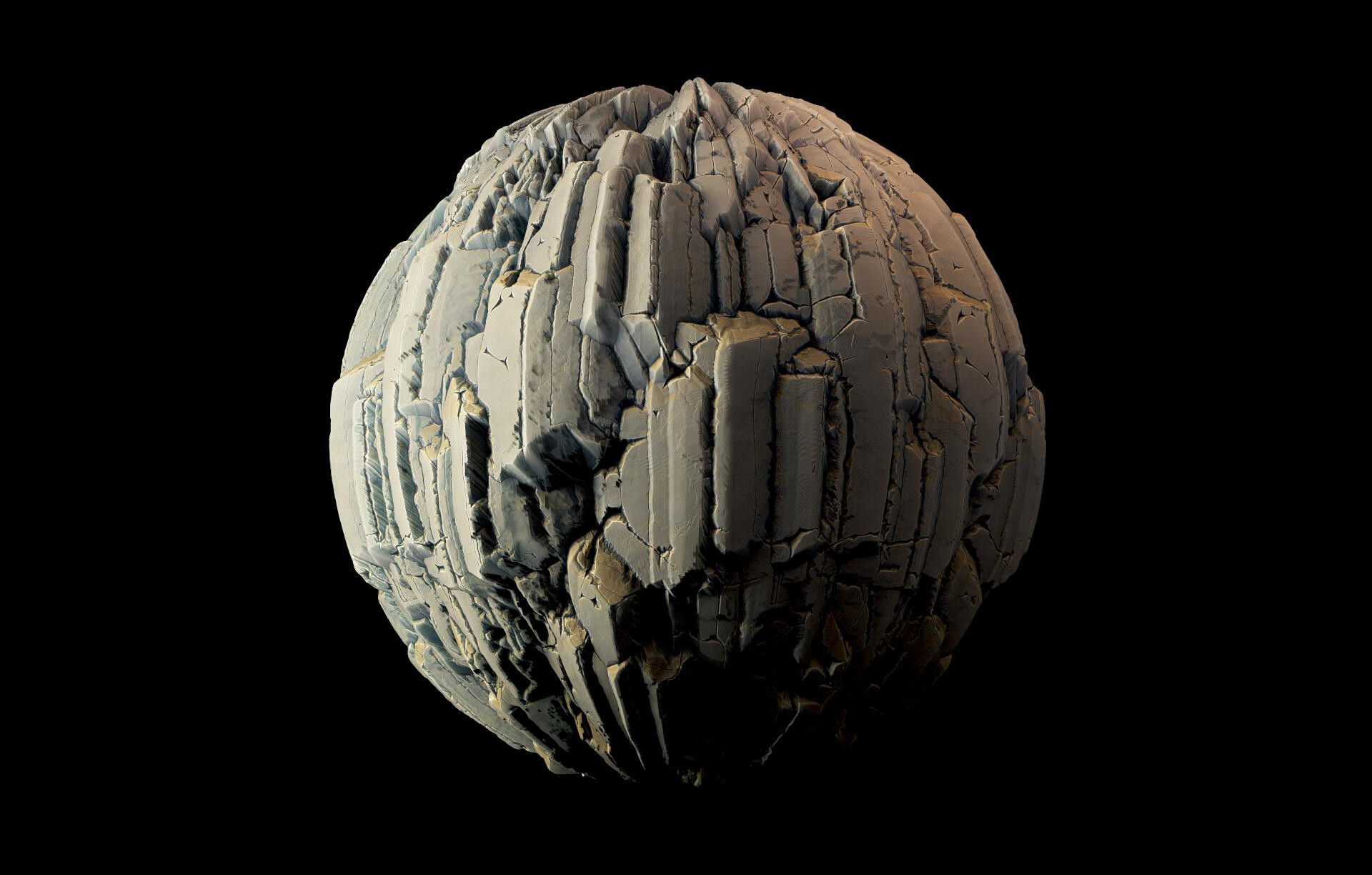ArtStation - Stylised Basalt Rock Material