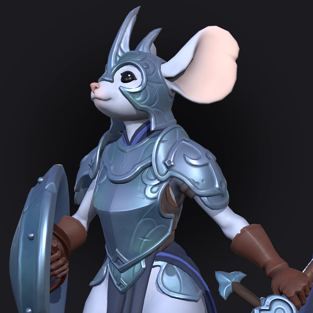 ArtStation - Piper the Warrior Mouse
