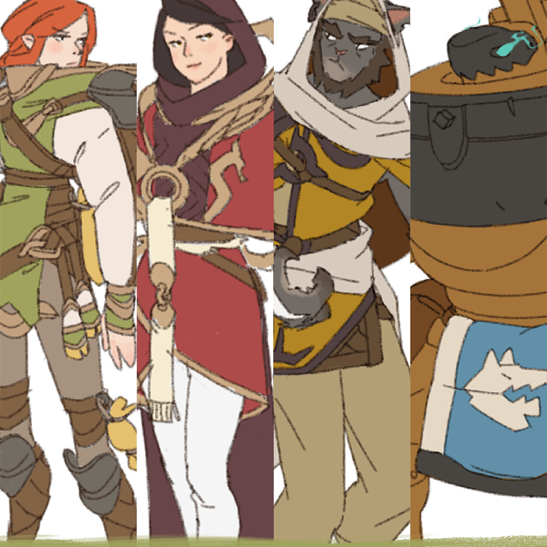 ArtStation - Campaign player characters