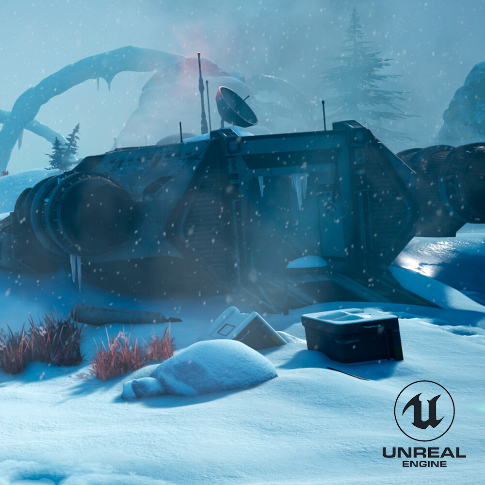 ArtStation - Snow World - UE4 Environment