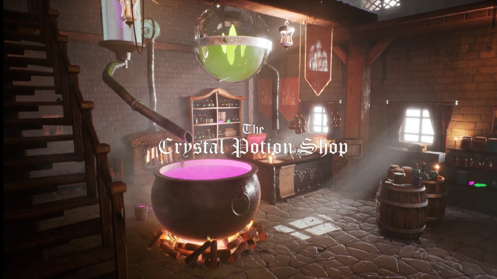 ArtStation - Crystal Potion Shop