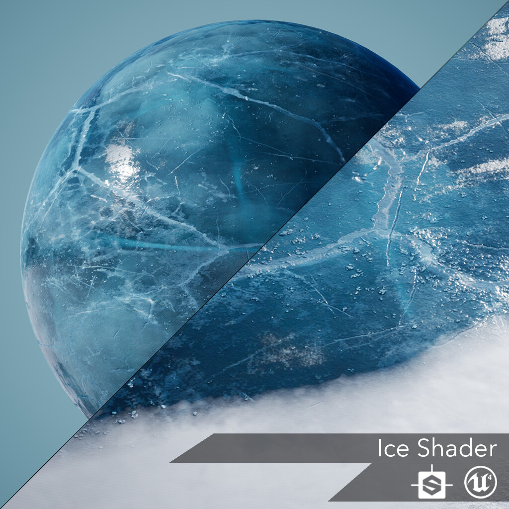 ArtStation - Ice Shader (UE4)