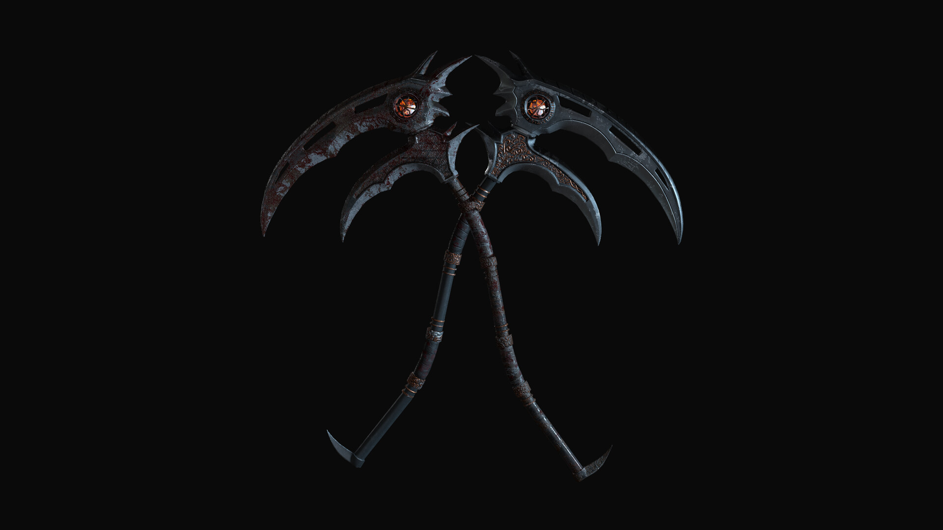 ArtStation - Dark Fantasy Scythe