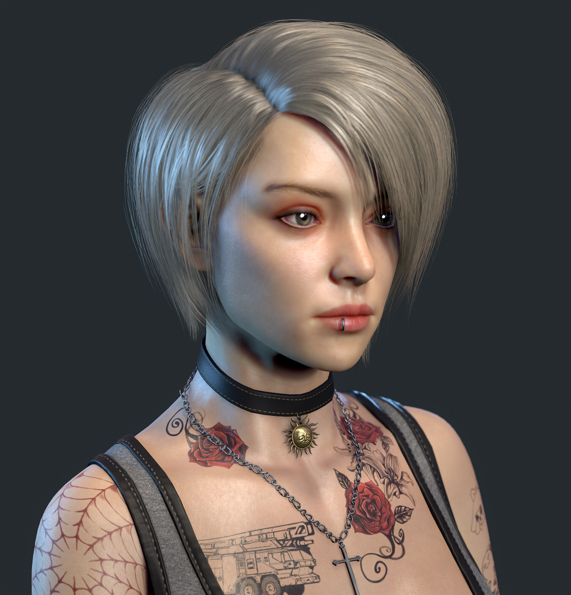 ArtStation - Nadja / female gunner