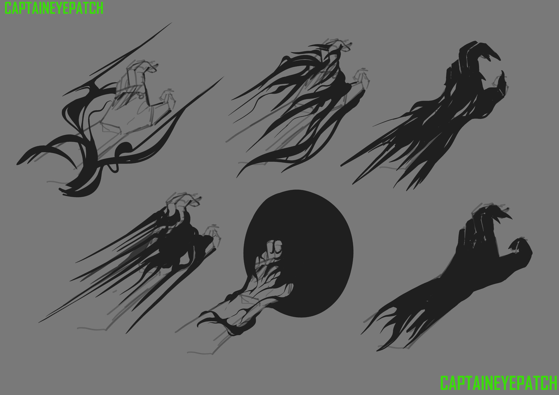 ArtStation - Misty step - Movement studies