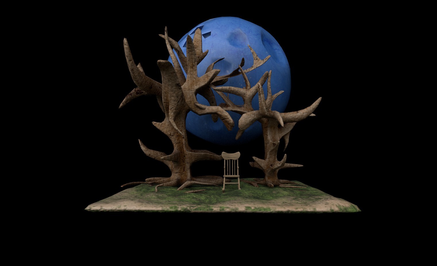 ArtStation - A MINUTE WITH HUNTED CHAIR