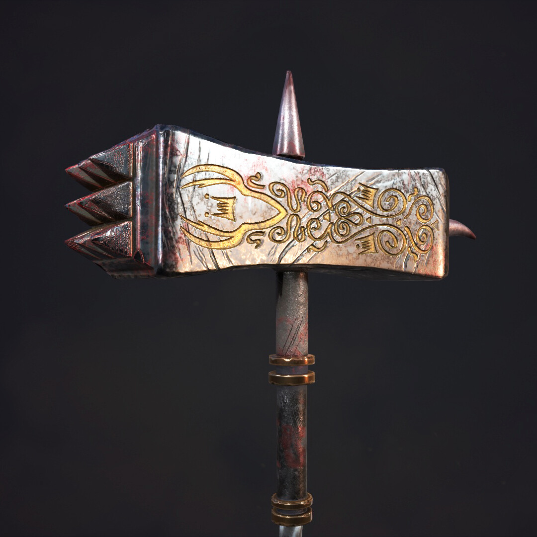 ArtStation - Runic hammer | Practice
