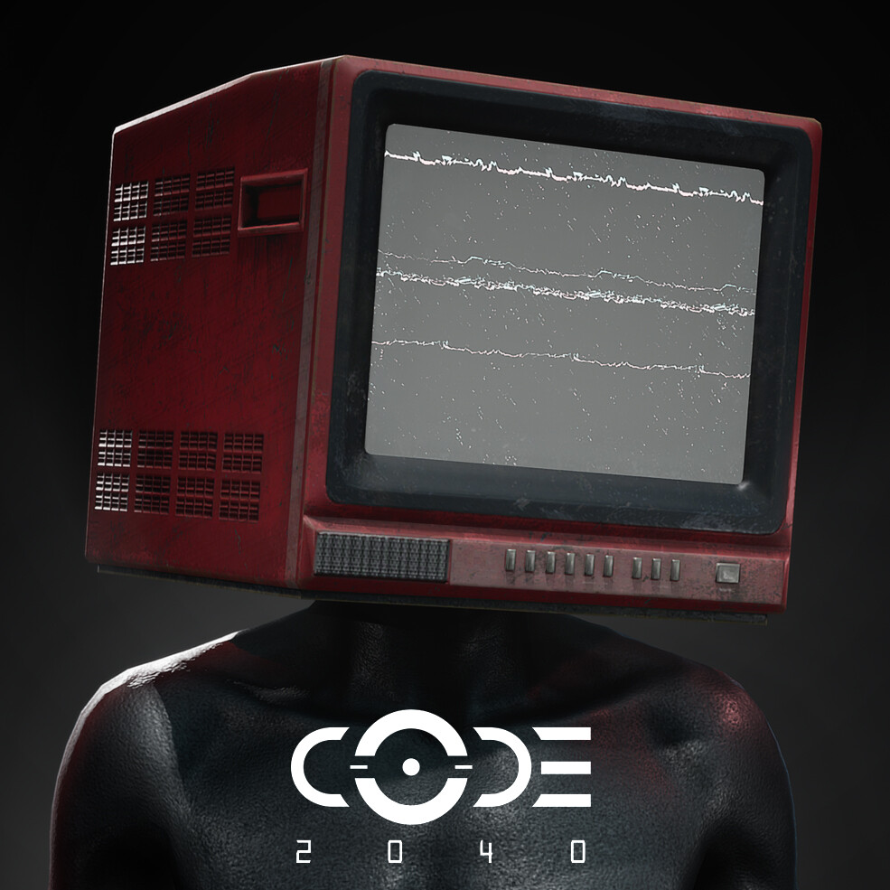 ArtStation - CODE2040 / Television Style (電視人_低成本造型)