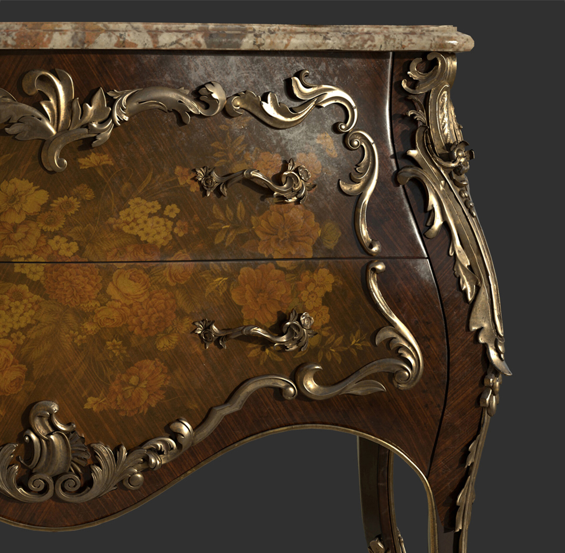 ArtStation - drawer of Rococo Form