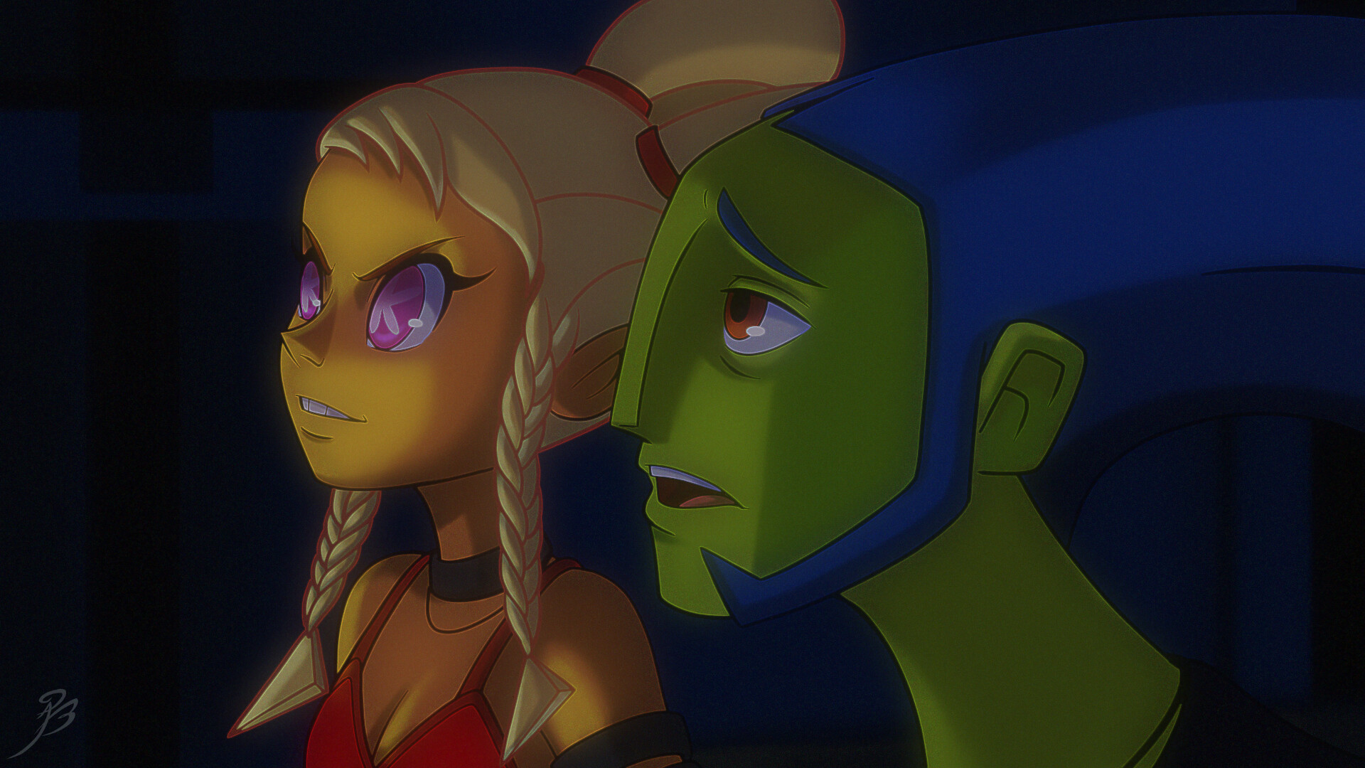 ArtStation - No Straight Roads (Screencap Aesthetic & Redraw Collection)