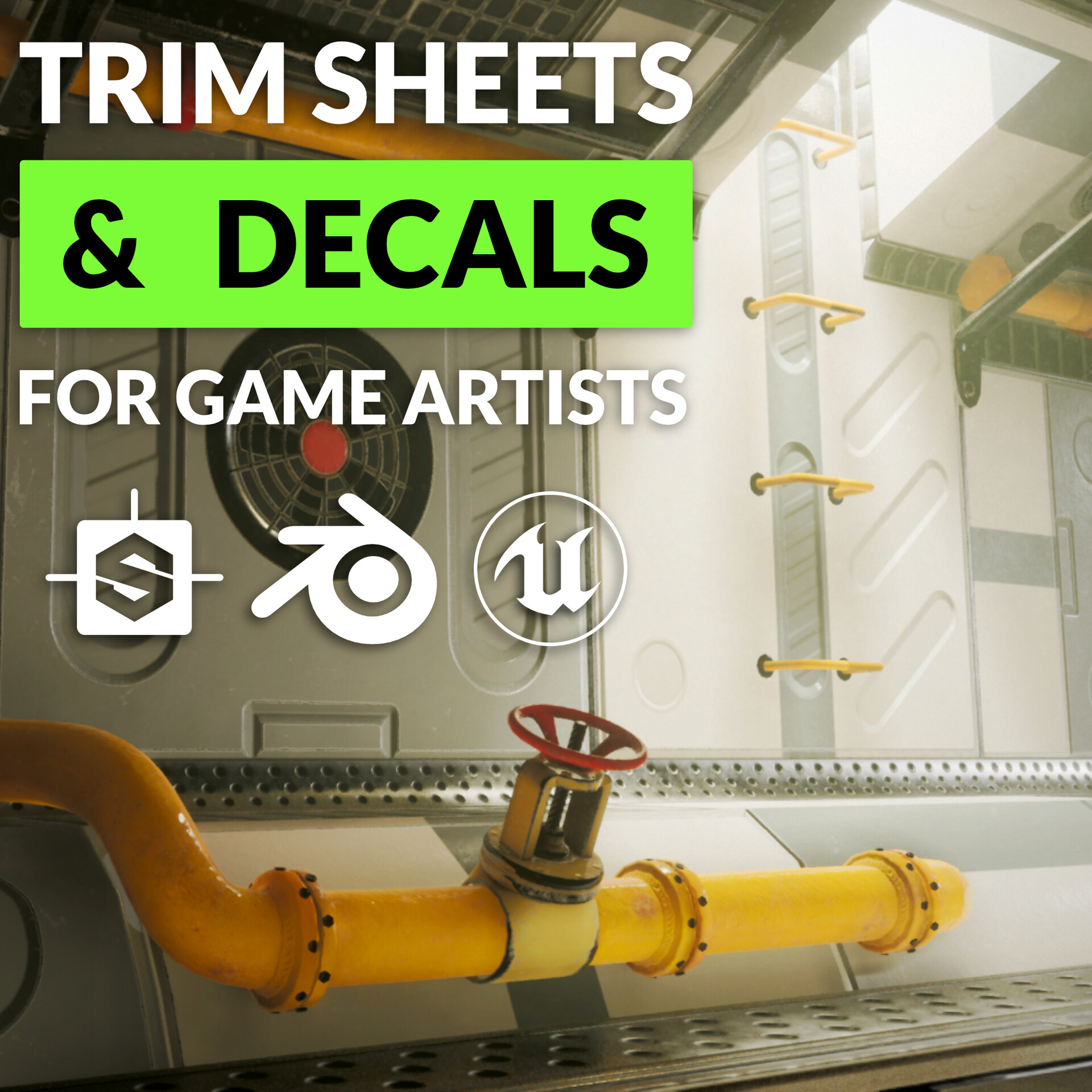 ArtStation - Using Trim Sheets & Decals for Game Artists