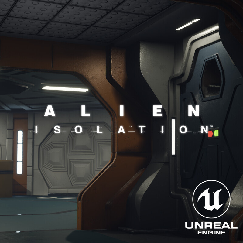 ArtStation - The Torrens - Alien: Isolation Modular Environment