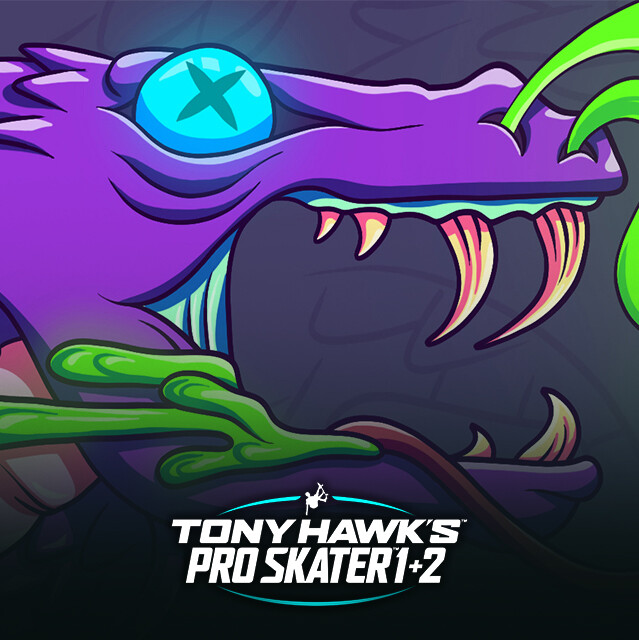 ArtStation - FUMING SNOT SNAKE - TONY HAWK'S PRO SKATER 1 + 2 OFFICIAL ...