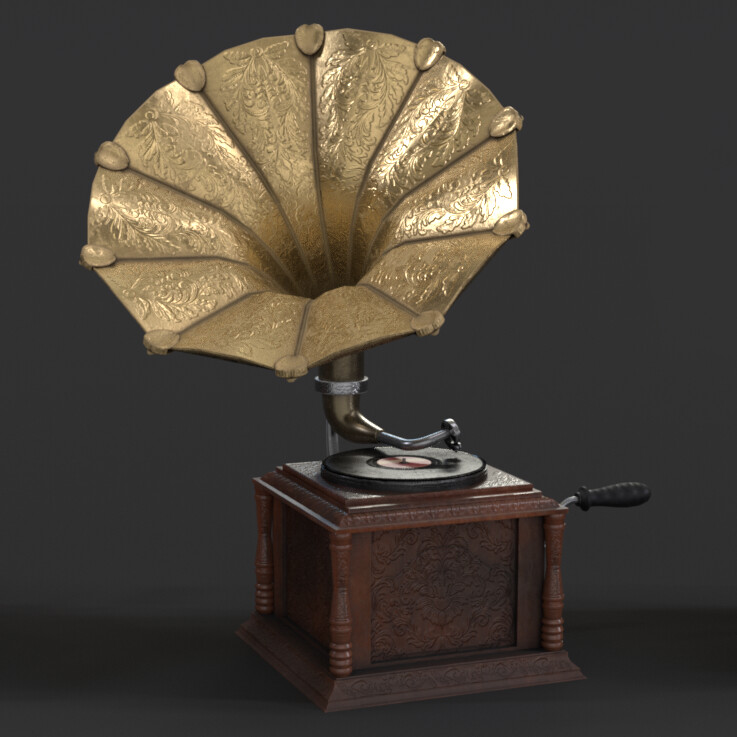 ArtStation - Victorian Gramophone